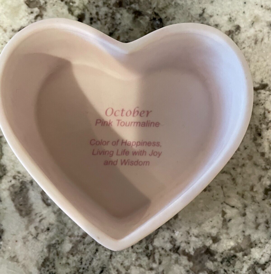 Precious Moments October Happy Birthday Heart with Lid | eBay
