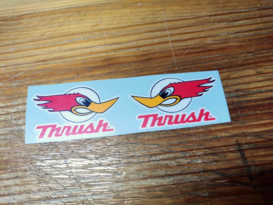 Thrush decals X2 vinyl stickers stickers ステッ | eBay