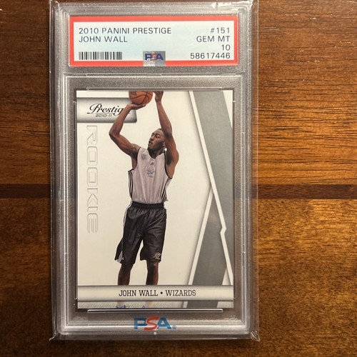 2010 PANINI PRESTIGE JOHN WALL 151 MINT RC NBA Rookie WASHINGTON ...