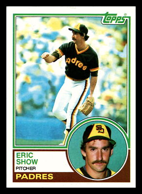 1983 Topps Eric Show RC Rookie SD Padres #68 VG-EX Vintage | eBay