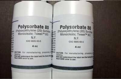 POLYSORBATE 80 TWEEN 80 SURFACTANT EMULSIFIER 8oz in Two Bottles | eBay