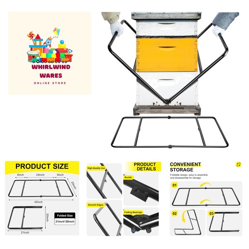 Beekeeping Hive Mover for 10 Frame Bee Hives Boxes, Hive Carrier ...