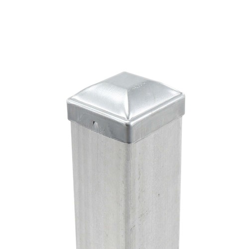 3" Square Pressed Steel Dome Cap Galvanized Steel 3" X 3" | eBay