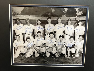 Charles Charlie Tidwell Autographed Baseball Photo 1954, Kansas Track ...