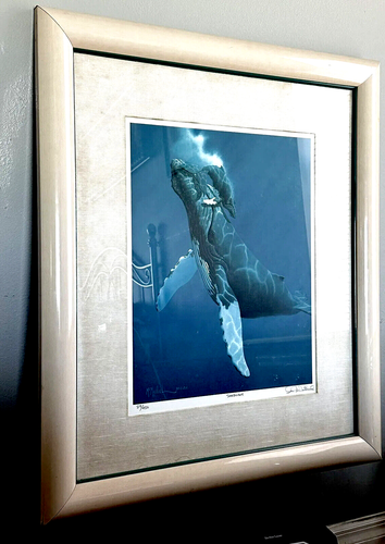 Don McMichael Whale Serigraph “ SEABORNE” Signed, Numbered 89/450 ...