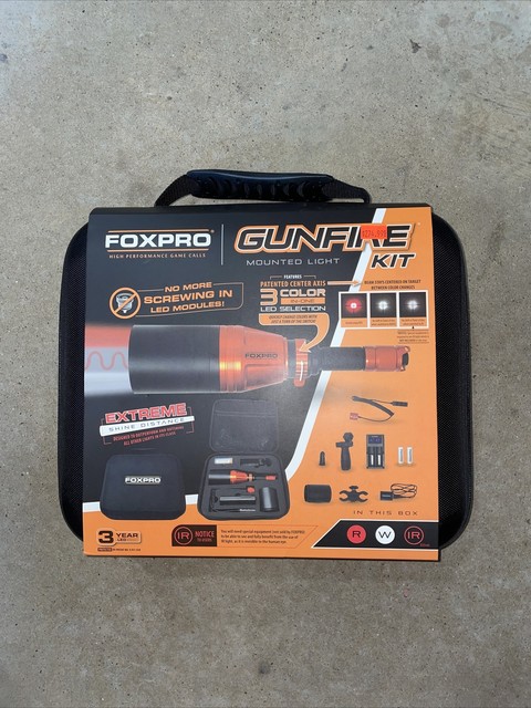 FOXPRO Gun Fire Night Hunting Predator Light Kit with Red White ...