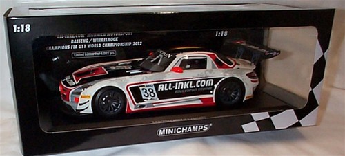 Mercedes Benz SLS AMG GT3 All-Inkl,com Champions Fia GT1 2012 1-18 New ...
