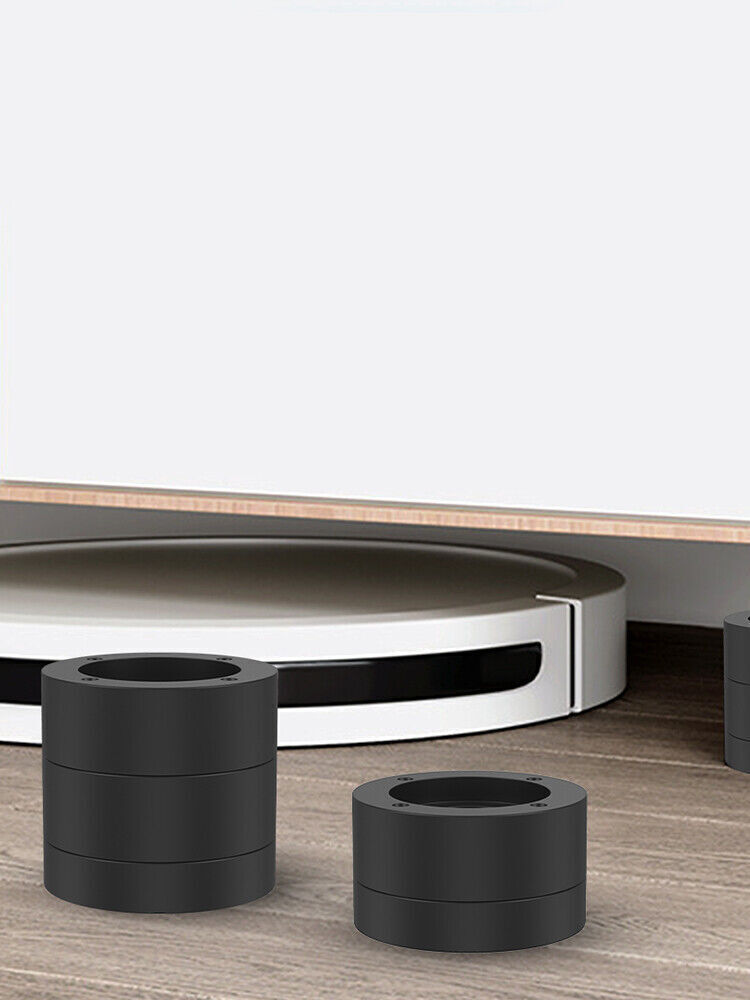 4Pcs Heavy Duty Round Bed Chair Risers Feet Leg Lift Furniture Extra ...