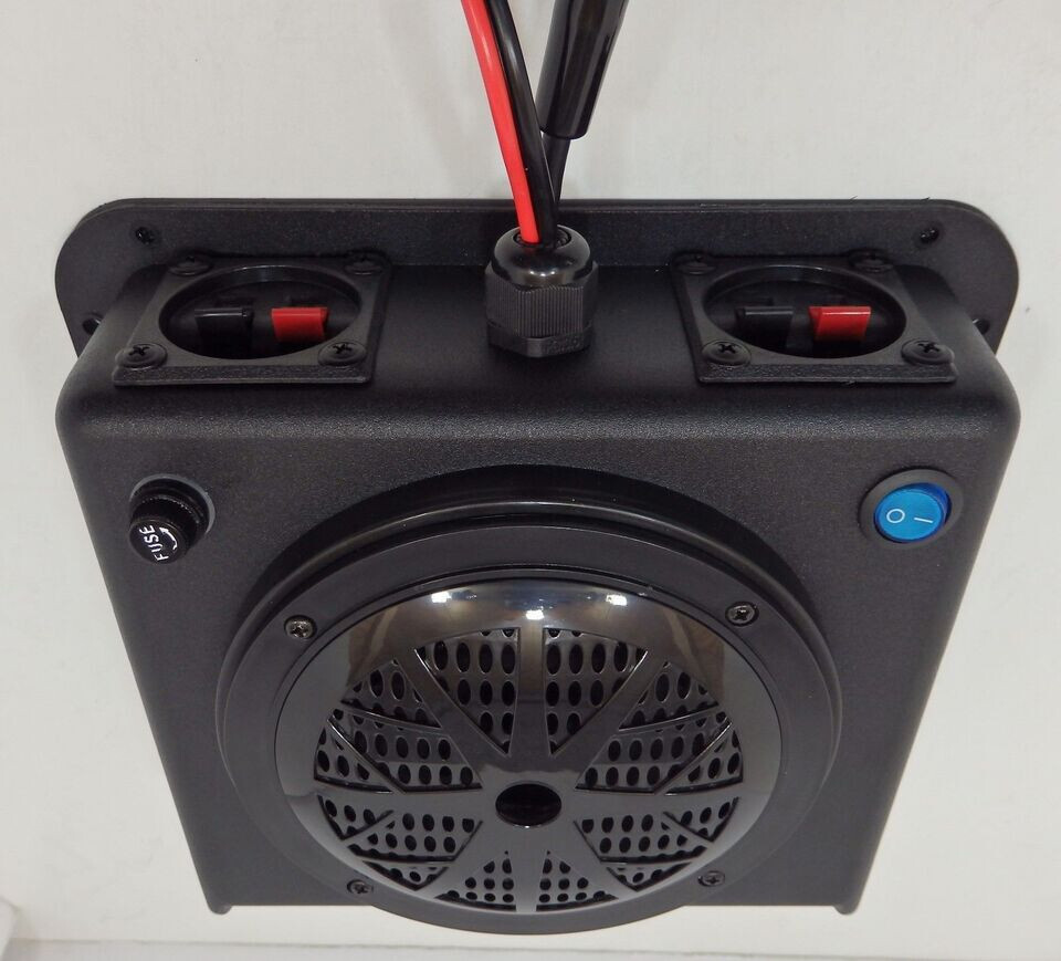 GOLF CART UTV TRACTOR STEREO RADIO BLUETOOTH BUILT IN SPEAKERS with ...