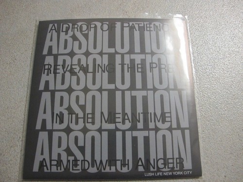 ABSOLUTION 7" PURPLE VINYL Mint BURN SICK OF IT ALL SUPERTOUCH NYHC CRO ...