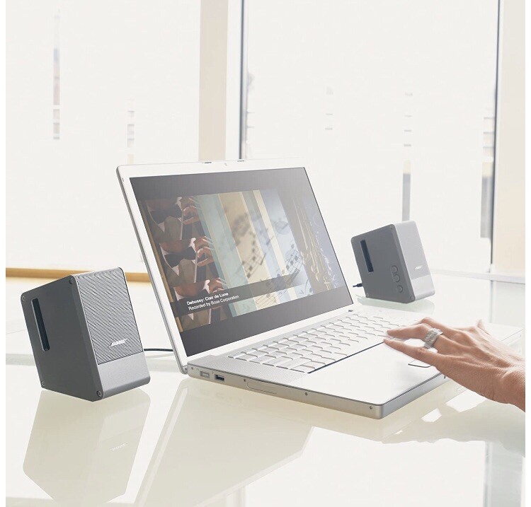 Bose Computer MusicMonitor Computer Speakers Desktop PC Silver Bose ...