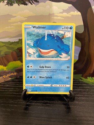 Wailmer 037/195 - Silver Tempest - Common - Pokemon Card TCG - LP | eBay