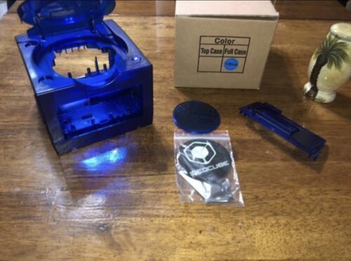ICEDCUBE GAMECUBE outer MOD Shell Transparent Blue | eBay