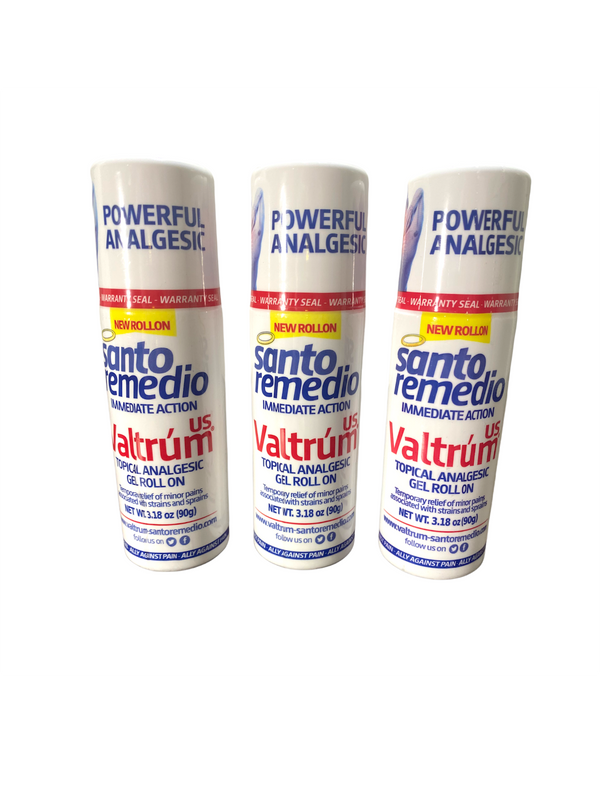Valtrum Santo Remedio Pain Relief Roll On, 3.18 Oz (Pack of 3) | eBay
