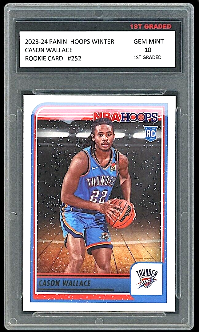 2023-24 Panini NBA Hoops - Rookies Winter #252 Cason Wallace (RC) for ...