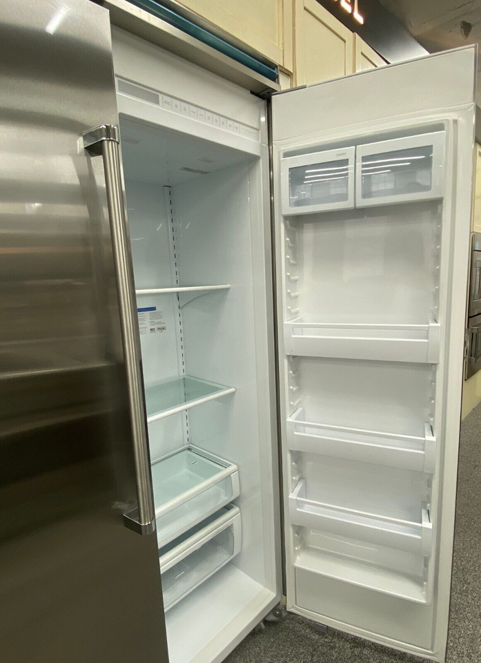 Viking VCSB5423SS 42" Built-In Side by Side Refrigerator, 25.32 Cu. Ft ...
