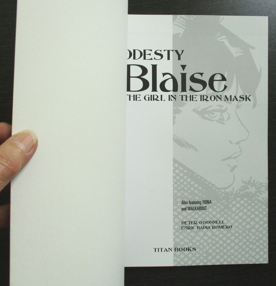 Modesty Blaise Girl in the Iron Mask #23 (Titan March 2013) First ...