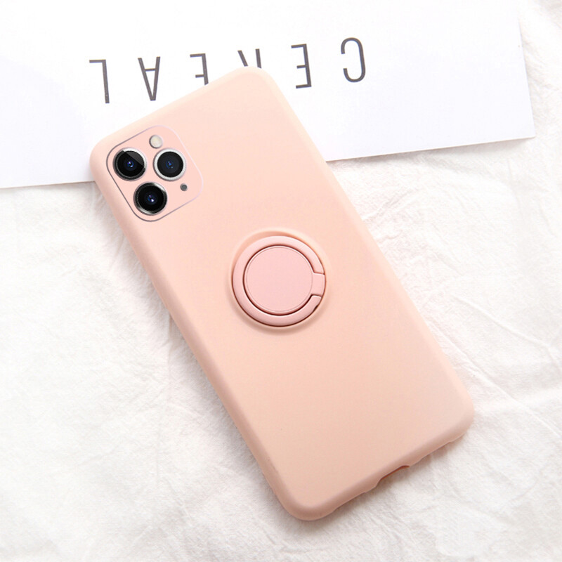 For iPhone 17 16 15 14 13 12 Pro Max 11 Liquid Silicone Ring Holder ...