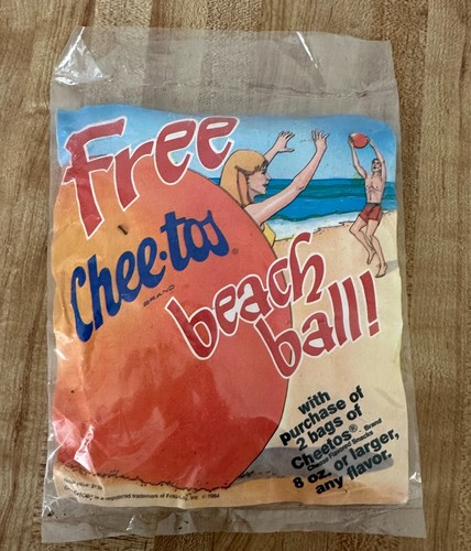 Vintage Cheetos Brand Inflatable Beach Ball 1984 NEW | eBay