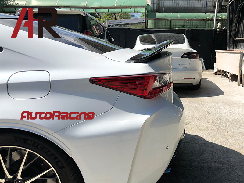 VR Style Carbon Fiber Replacement Trunk Spoiler For 2015-2018 LEXUS RCF ...