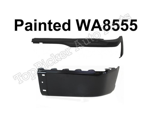 WA8555 Blk Rear Bumper End Top Pad W/O Hole Rh For Silverado 2500HD ...