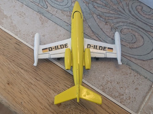 Lesney Matchbox Yellow Gates Learjet Vintage 1973 England Jet Plane | eBay