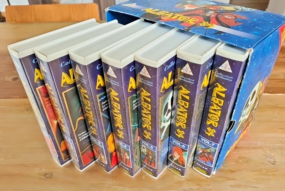 Integrale VHS Albator 84 FRANCE Japanimation animé TOEI coffret 7 ...
