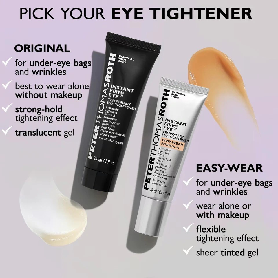 Peter Thomas Roth Temporary Eye Tightener Easy Wear Formula 0.67FL.oz ...