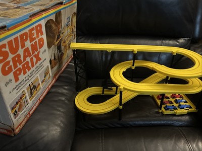 Vintage KUSAN SUPER GRAND PRIX Race Slot Track 6 Cars 8' Feet Track In ...