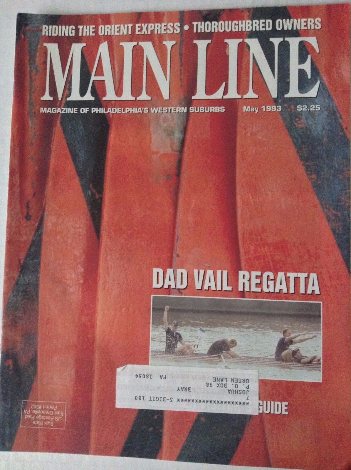 Main Line Magazine Dad Vail Regatta May 1993 082217nonrh | eBay