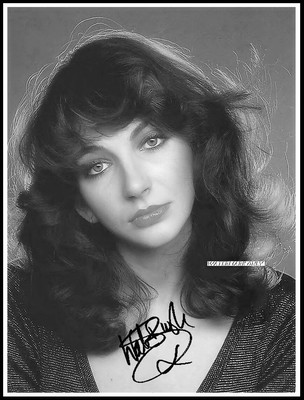 Kate Bush, Autographed, Pure Cotton Canvas Image. Limited Edition (KB ...