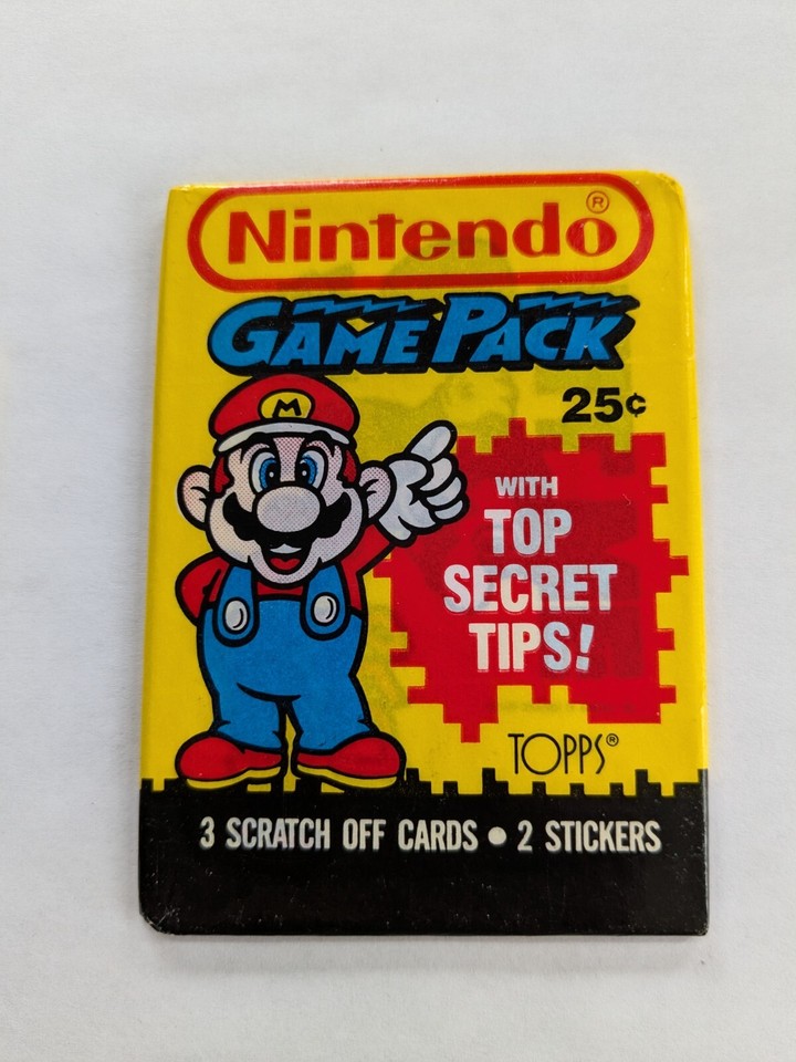 1989 Topps Nintendo Game Pack *SEALED* (CHOOSE YOUR CHARACTER) | eBay