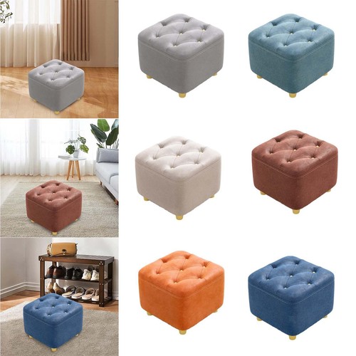 Square Footstool Comfortable Stool Creative Ottoman | eBay