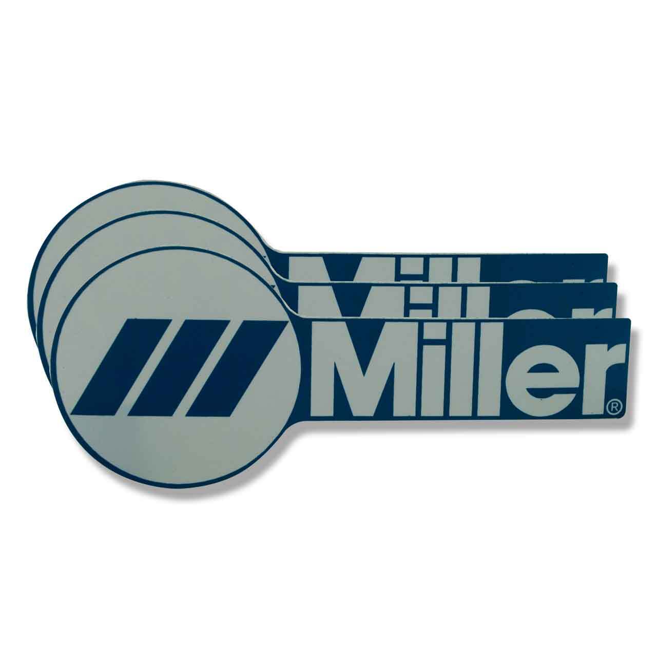 Miller 124462 Label Miller 3.750 X 1.625 Horizontal | eBay