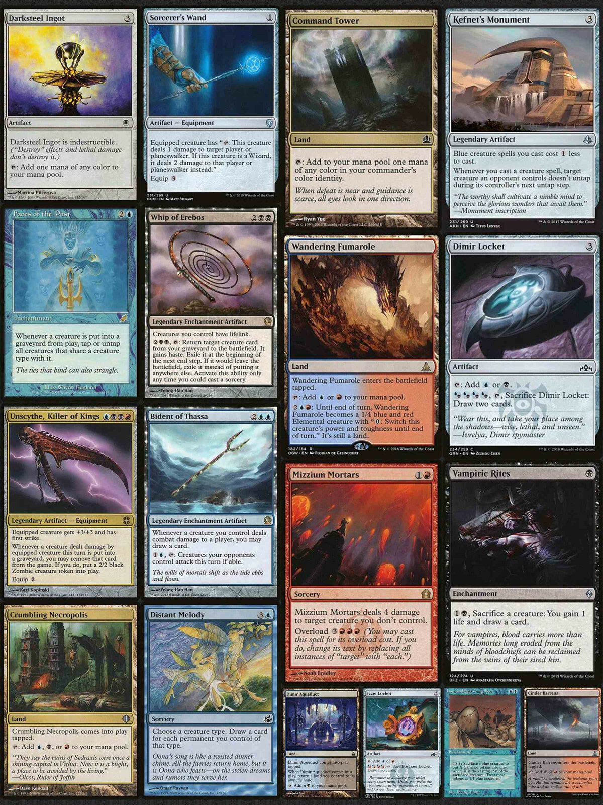 Inalla Archmage Ritualist Commander EDH WIZARDS Deck - MTG Ready-to ...