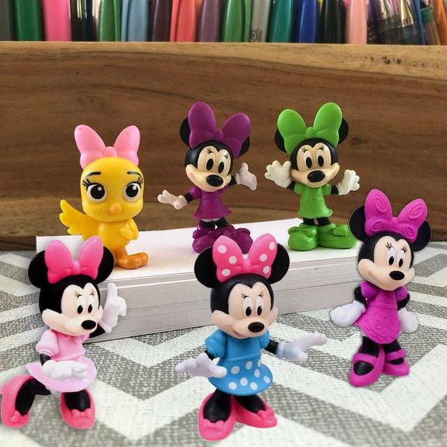 NIB Minnie Mouse Bowtique Figure Collection Set Minnie Melody Millie ...