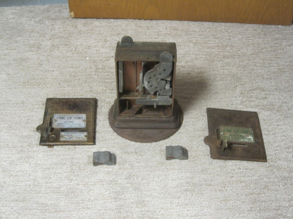 1930's Schermack Lazy Susan Postage Stamp Machine Vintage Antique ...