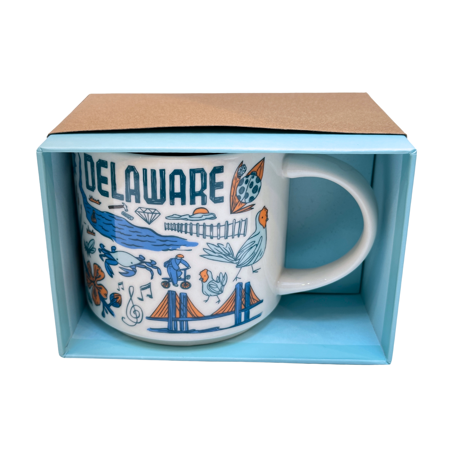 Starbucks Been There Series Delaware Ceramic Coffee Mug, 14 Oz | eBay