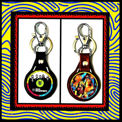 FOO FIGHTERS TWO MY HERO LEATHER KEYCHAINS | eBay