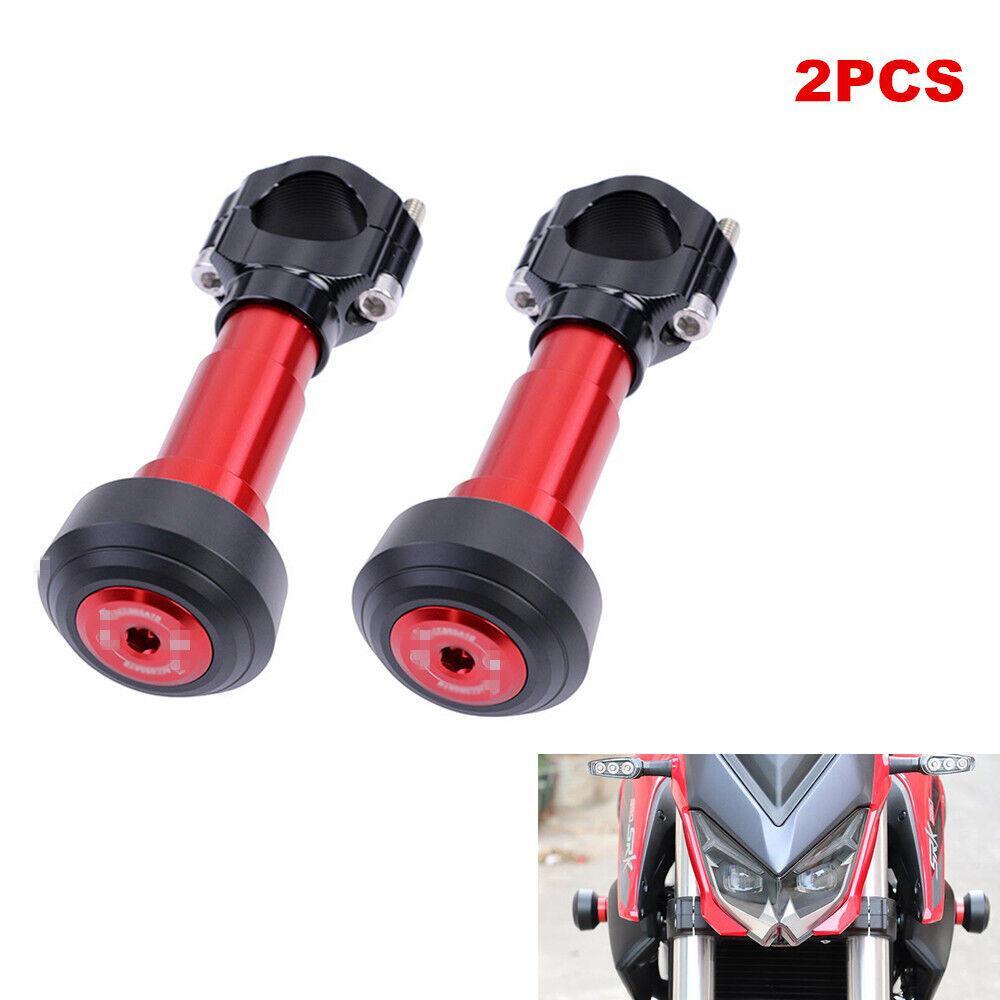 2PCS Universal Motorcycle Frame Slider Crash Protector Engine Guard Bar ...