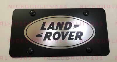 Laser Engraved Land Rover Stainless Steel Finished License Plate | eBay
