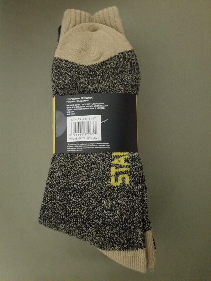 New Stanley Mens 4 Pack Cushioned Boot Socks. | eBay