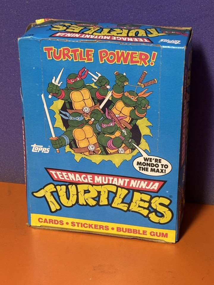 1988 TOPPS TEENAGE MUTANT NINJA TURTLES WAX BOX = 48 MINT UNOPENED WAX ...