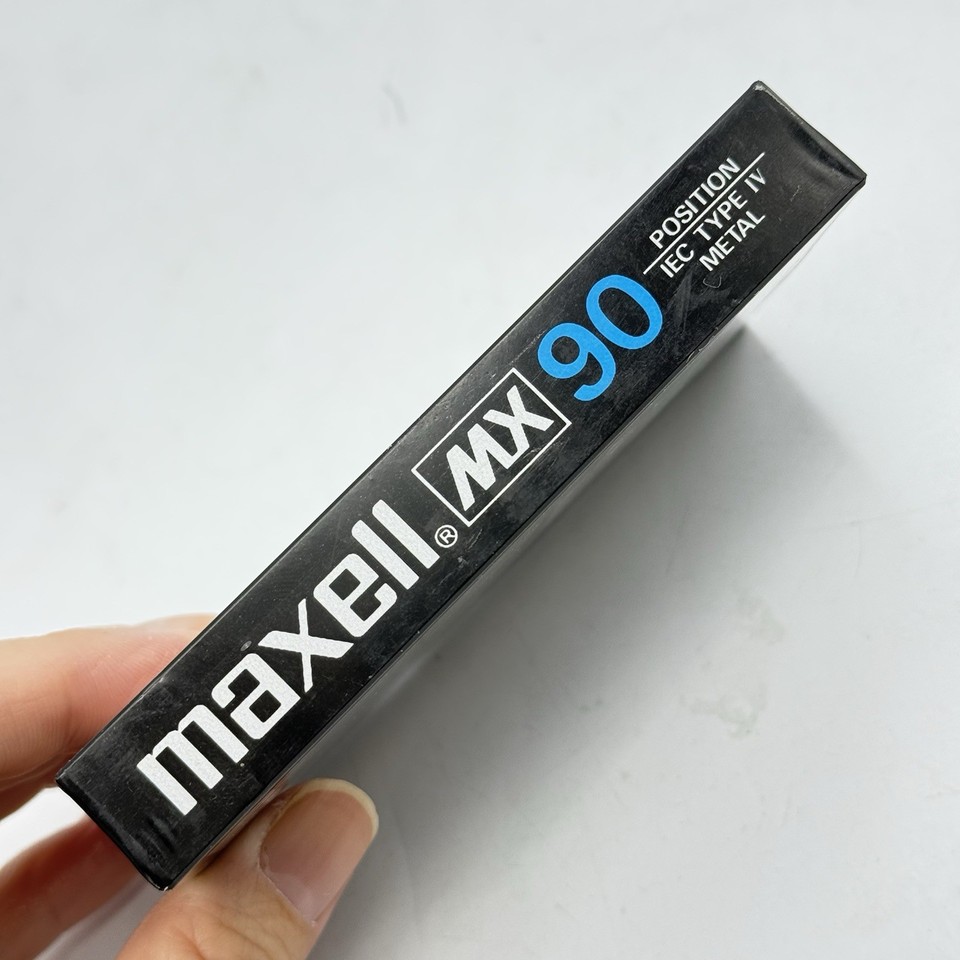 MAXELL MX 90 Metaxial Vintage Blank Audio Cassette Tape Metal Type IV ...