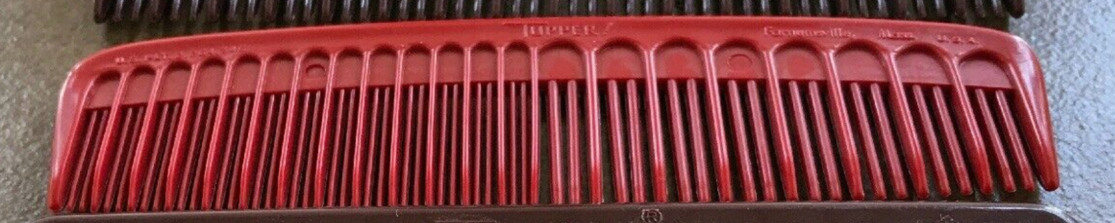 Tupperware Pocket Comb 1967 Styling Design Red 5" Made in USA Brand New ...