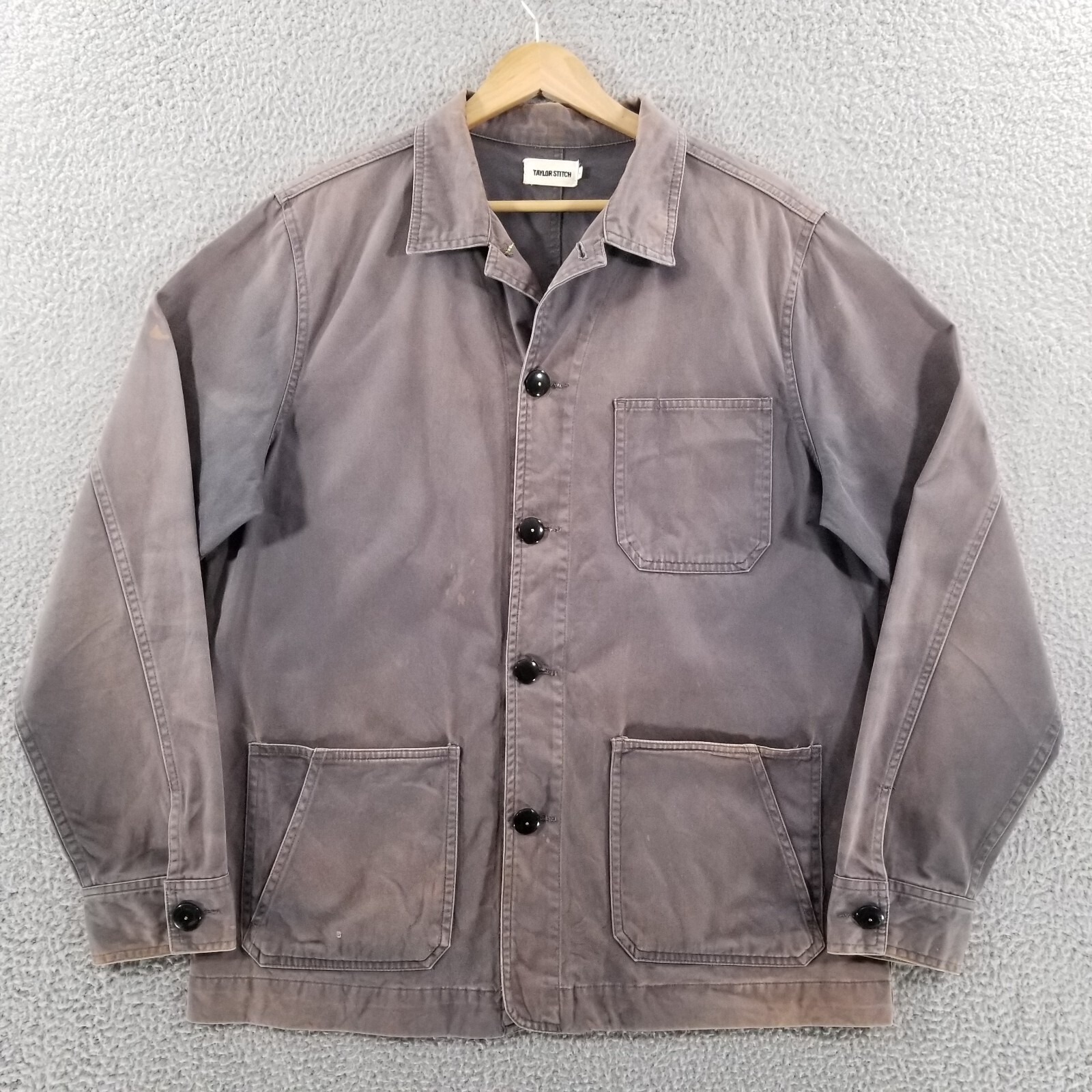 Taylor Stitch Ojai Jacket Men 42 Large Grey Sun Faded… - Gem