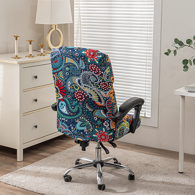 Stretch Printed Computer Office Chair Covers, Removable Washable Anti ...