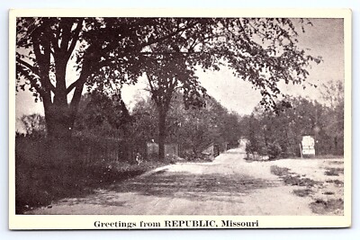 Postcard Greetings from Republic Missouri Generic View Postcard | eBay