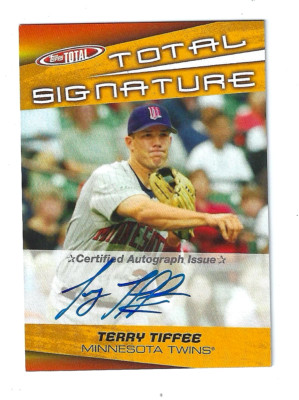 2005 Topps Total Signatures #TT Terry Tiffee C | eBay