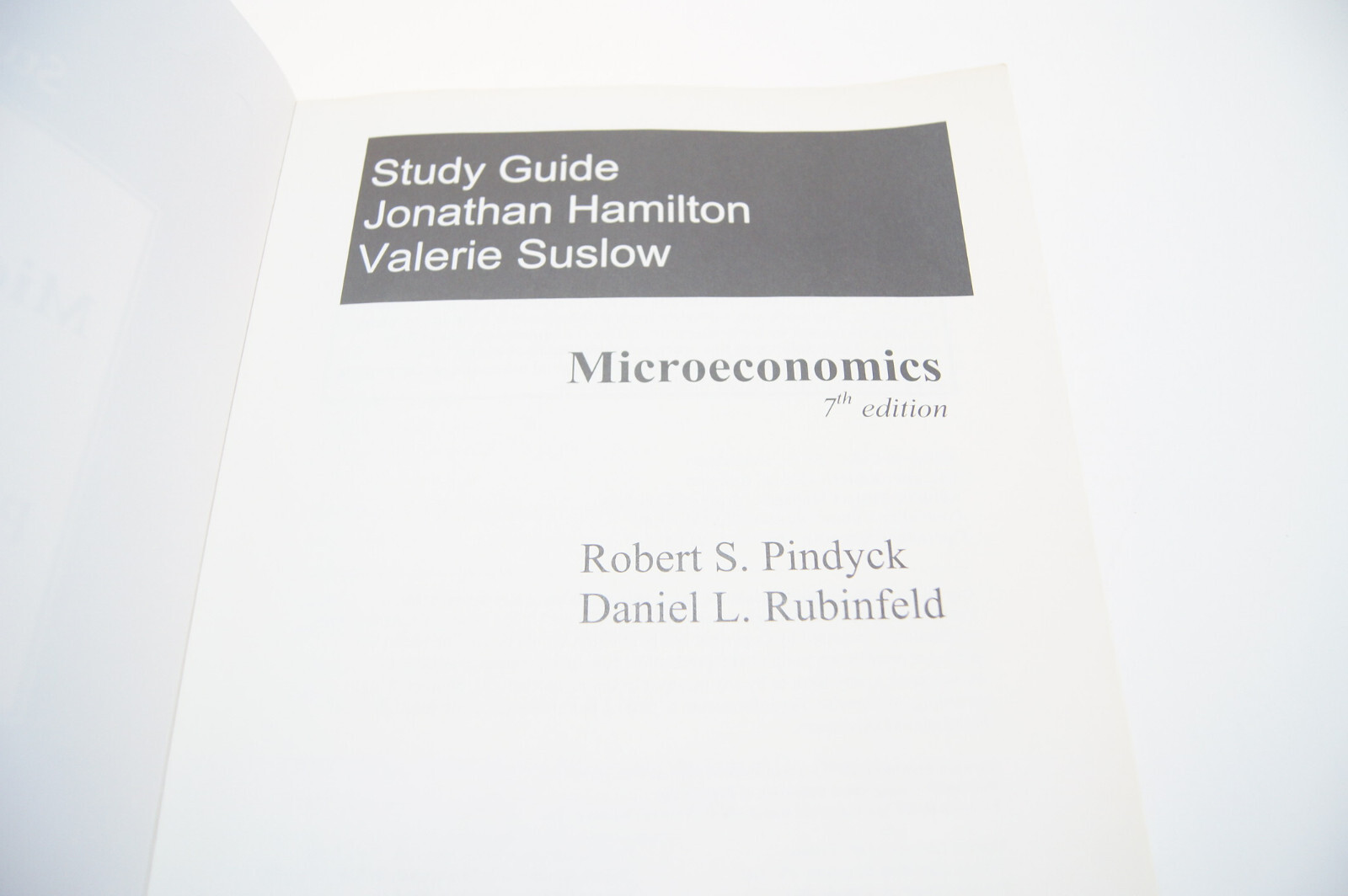 Microeconomics 7th Edition Pindyck Rubinfeld Study Guide Textbook ...
